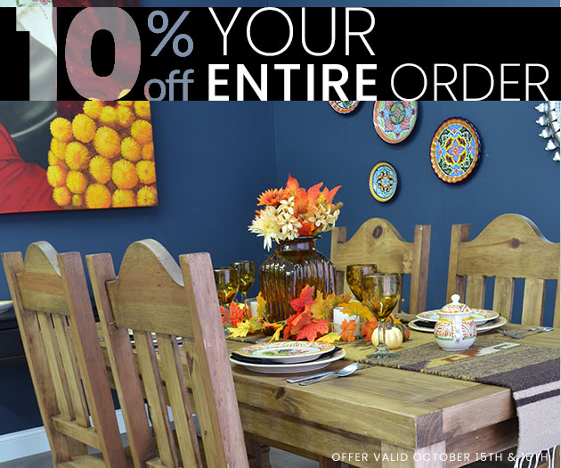 10% Off Your Entire Order + Free Shipping