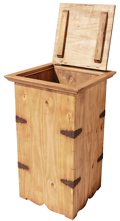 Rustic Pine Collection - Trash Container - ACC101