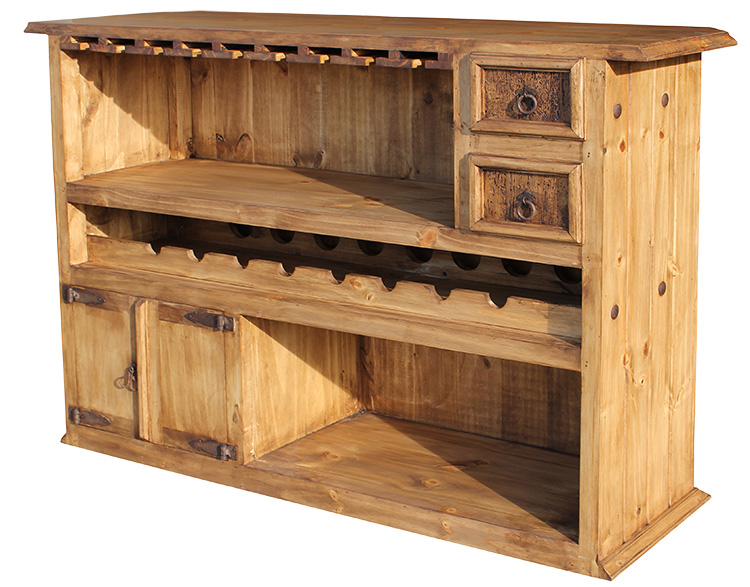 Rustic Pine Collection - Basement Bar - BAR03