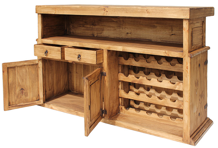 Rustic Pine Collection - Cantina Bar - BAR18