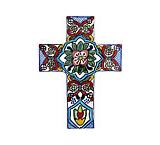 Mexican Folk Art - Religious Folk Art - Talavera Crosses