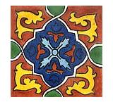 Mexican Talavera Tiles - Simple Designs