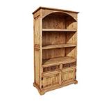 Authentic Rustic Pine Bookcases and Mexican Rustic Bookcases