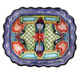 Authentic, Hand-Painted Talavera Platters by Tomas Huerta